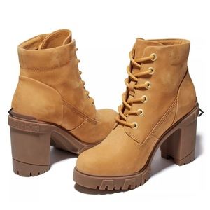 Timberland | Shoes | Timberland Womens Suede Lana Point Lace Up Heel ...
